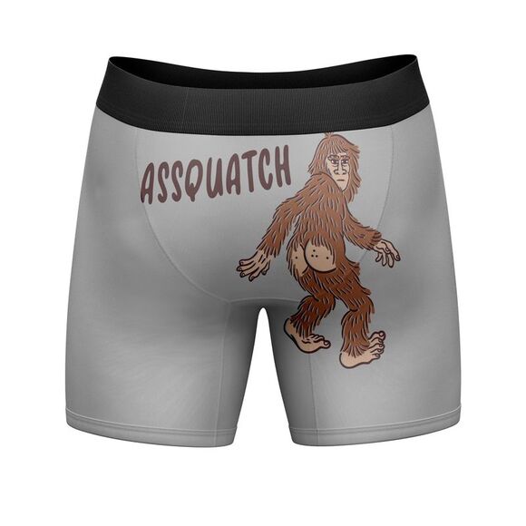 Crazy Dog T-Shirts | Underwear & Socks | Mens Assquatch Boxer Briefs ...